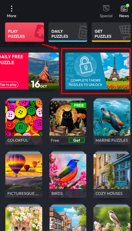 What's new? Events – Jigsaw Puzzle Collection HD